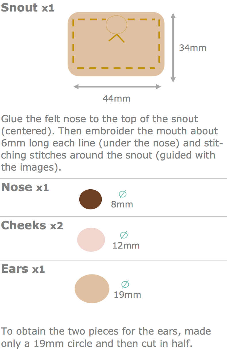 Amigurumi Pattern: Kuma's Bear Family - Tarturumies